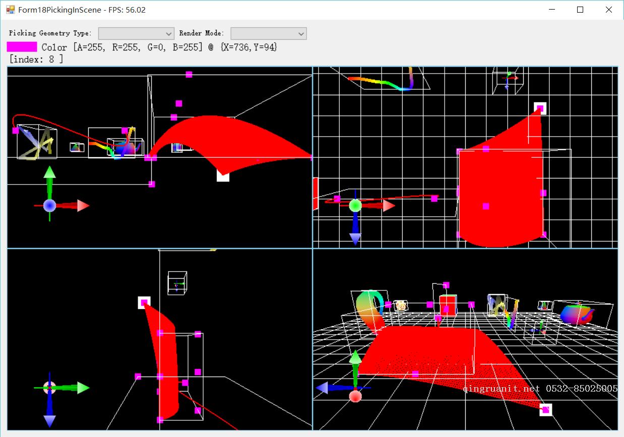 CSharpGL(35)用ViewPort实现类似3DMax那样的把一个场景渲染到4个视口--Java培训,Java培训班,Java培训机构 ...